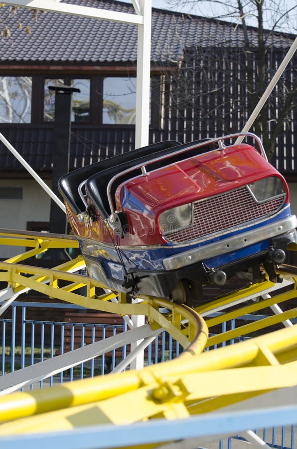 Roller coaster car stock photo. Image of fair, excite - 38757618