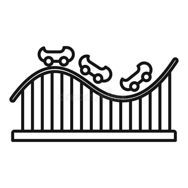 Roller Coaster Line Drawing Stock Illustrations – 112 Roller Coaster ...