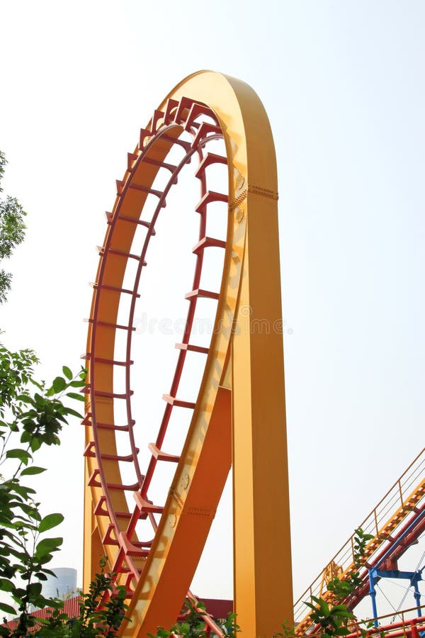 Roller Coaster Circular Orbit Stock Image - Image of orbit, ring: 370508081