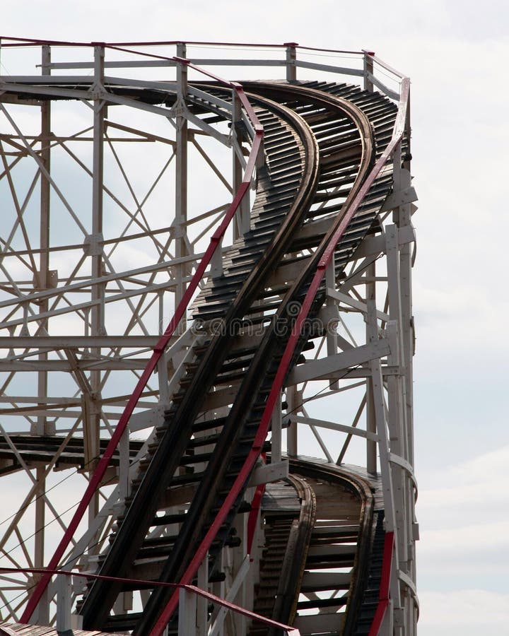 Roller Coaster Double stock photo. Image of design, fast - 8807170