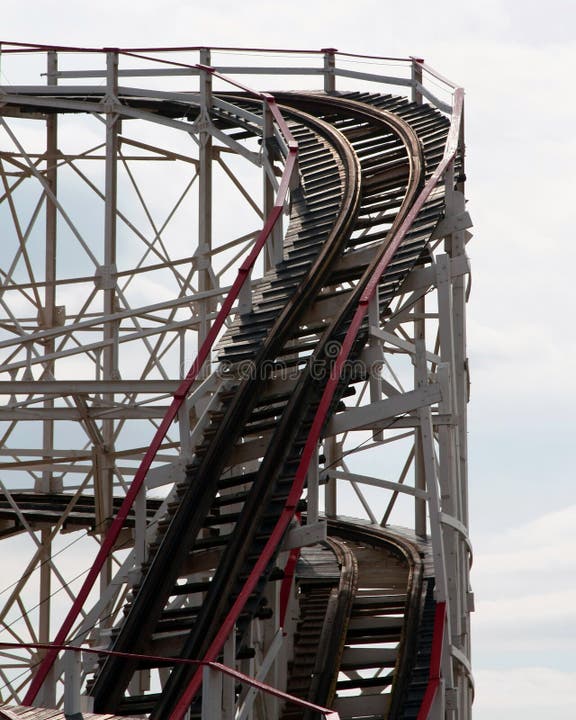 Roller Coaster Double stock photo. Image of design, fast - 8807170
