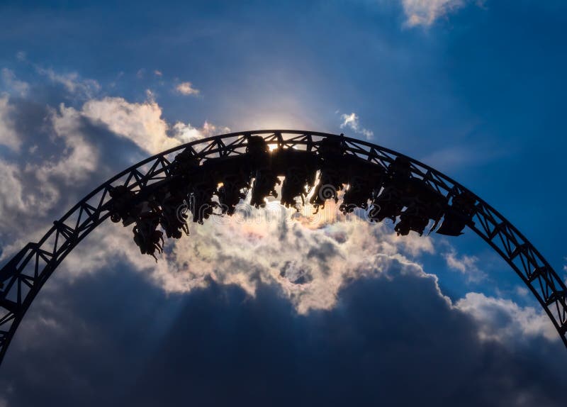 Roller Coaster in Europa Park, Germany Stock Image - Image of coaster ...