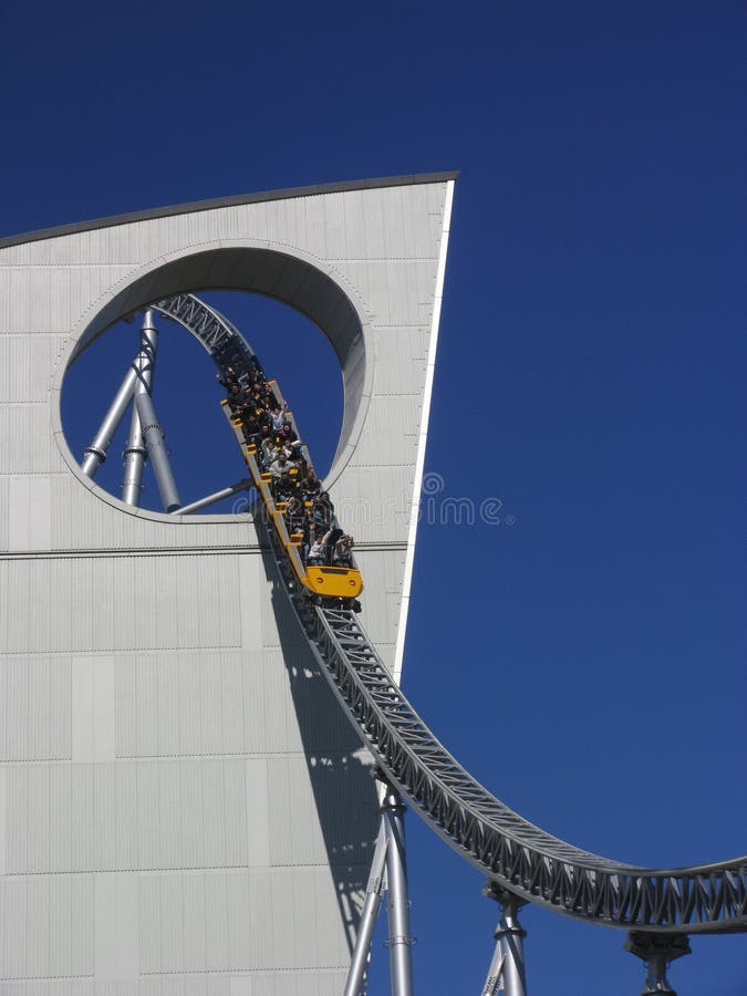 Roller coaster ride editorial image. Image of steel, coaster - 29865325