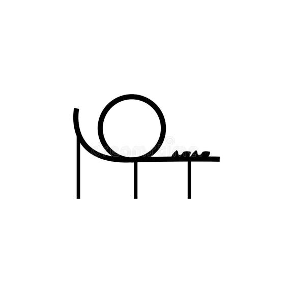 Roller Coaster Icon. Elements Amusement Park Concept and Web Apps. Icon ...