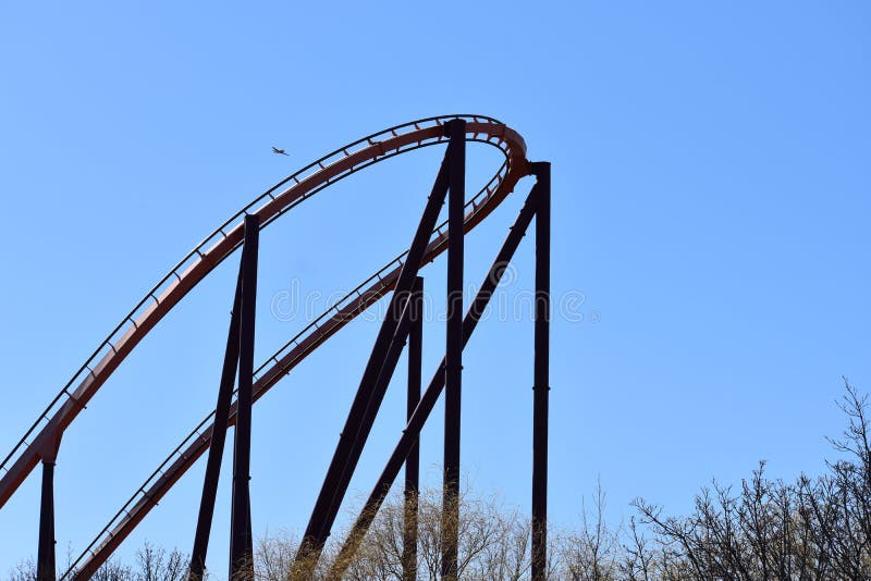 Roller Coaster Loop stock photo. Image of amusement - 115945328