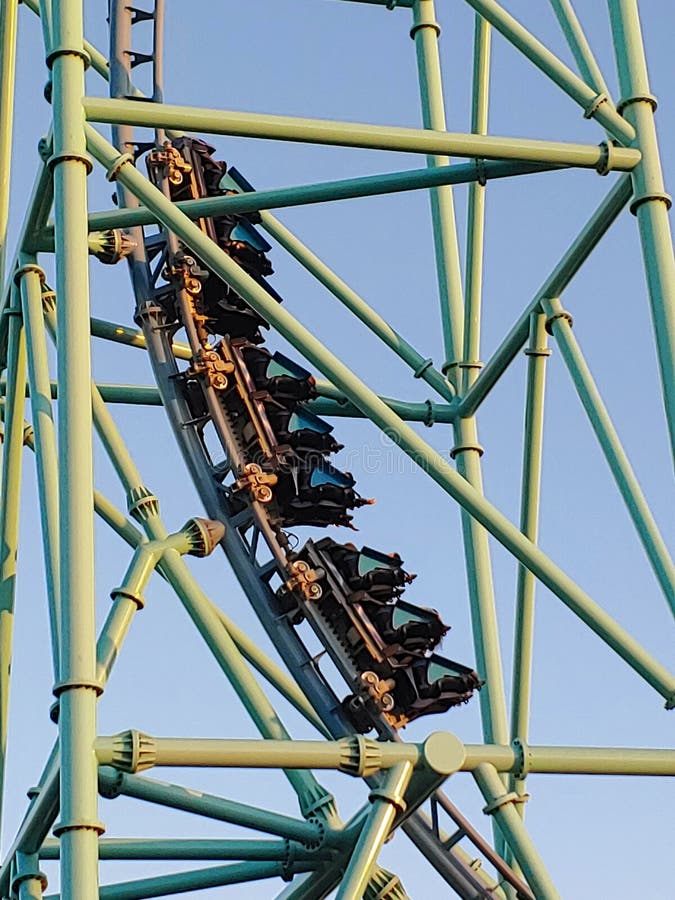 Roller Coaster Ride stock photo. Image of ride, track - 169010512