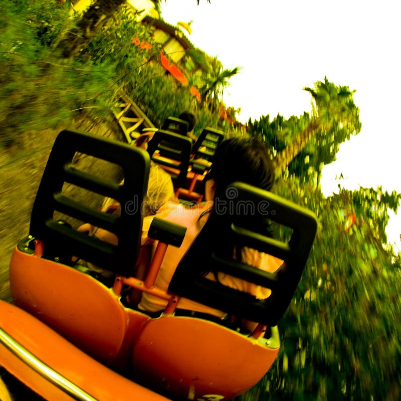 Jet Rescue Roller Coaster High-speed Ride Editorial Stock Image - Image ...