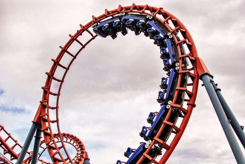 Roller Coaster Ride stock image. Image of roller, philippines - 48961901