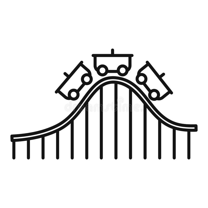 Roller Coaster Line Drawing Stock Illustrations – 112 Roller Coaster ...