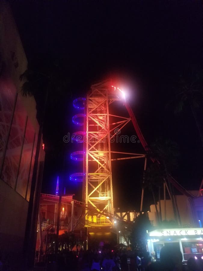 Roller Coaster Ride at Universal Studios Orlando Editorial Stock Photo ...