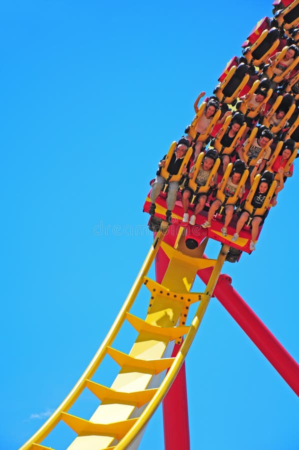 Roller Coaster at Ocean Park Hong Kong Editorial Photo - Image of park ...
