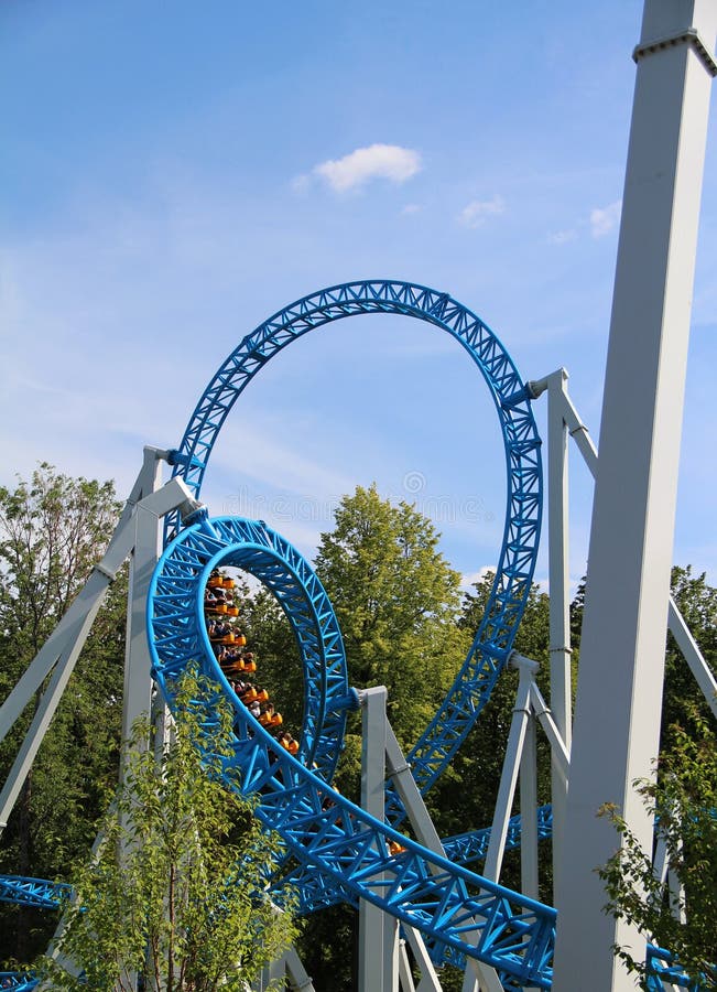 Roller coaster four stock photo. Image of coaster, recreation - 120405360