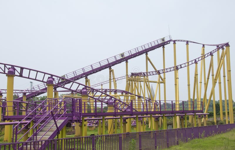 Roller coaster stock image. Image of excitement, park - 57580241