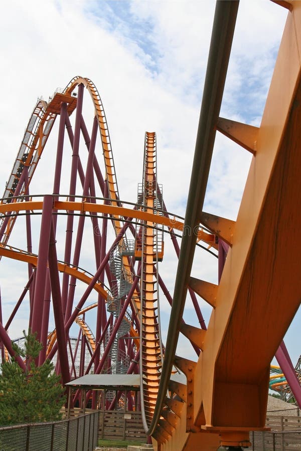 Roller Coaster Track stock image. Image of speed, fast - 41837861