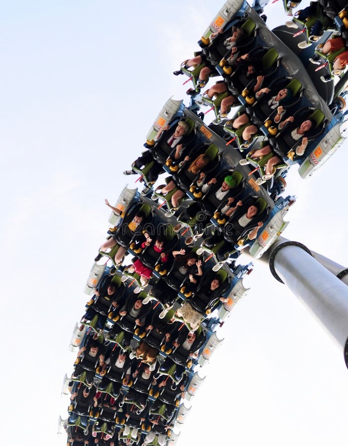 Roller Coaster or Train To Fly Editorial Stock Photo - Image of studio ...