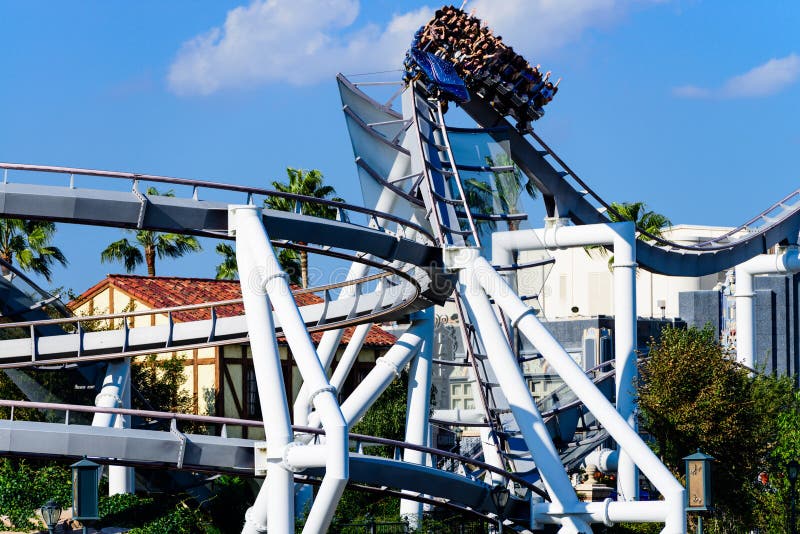 Roller coaster editorial photo. Image of roller, riding - 54789981