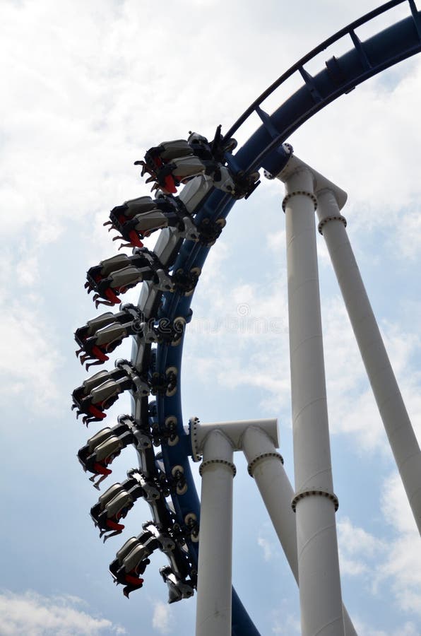 Roller Coaster in Universal Studios Singapore at Singapore Editorial ...