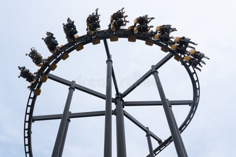 An Roller coasters editorial photography. Image of recreation - 285089822