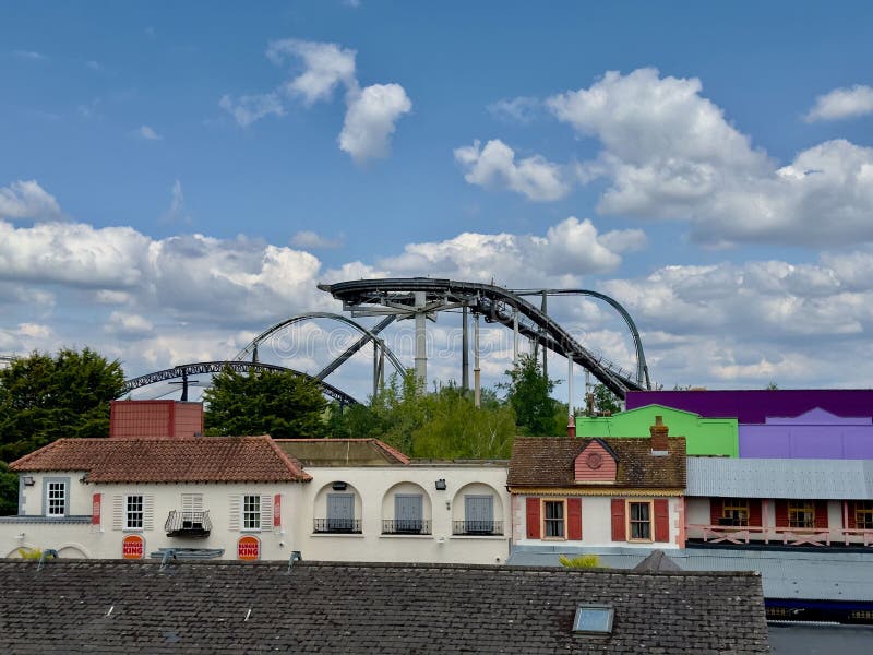 Roller Coasters at the Thorpe Park, London, England, UK Editorial Image ...