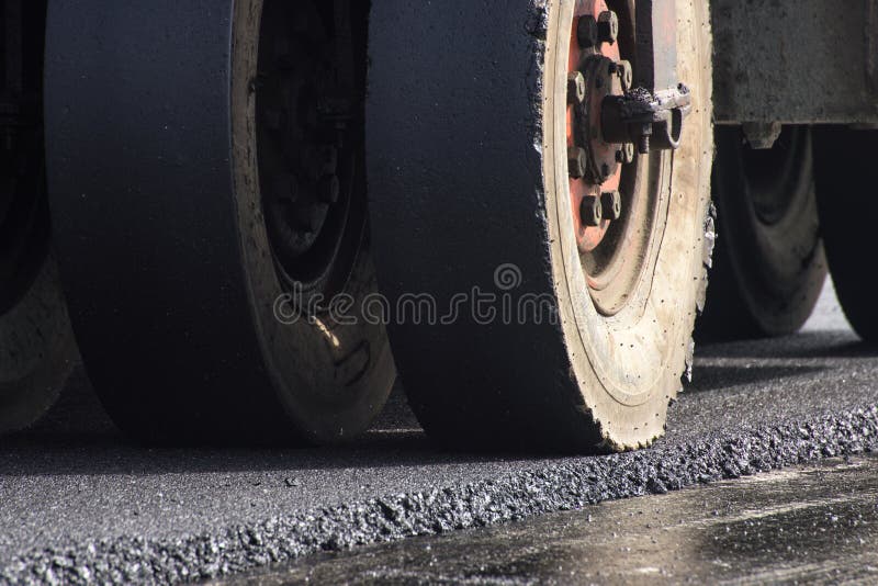 Old Roller Compactor Machine with Yellow Color .isolated on White ...