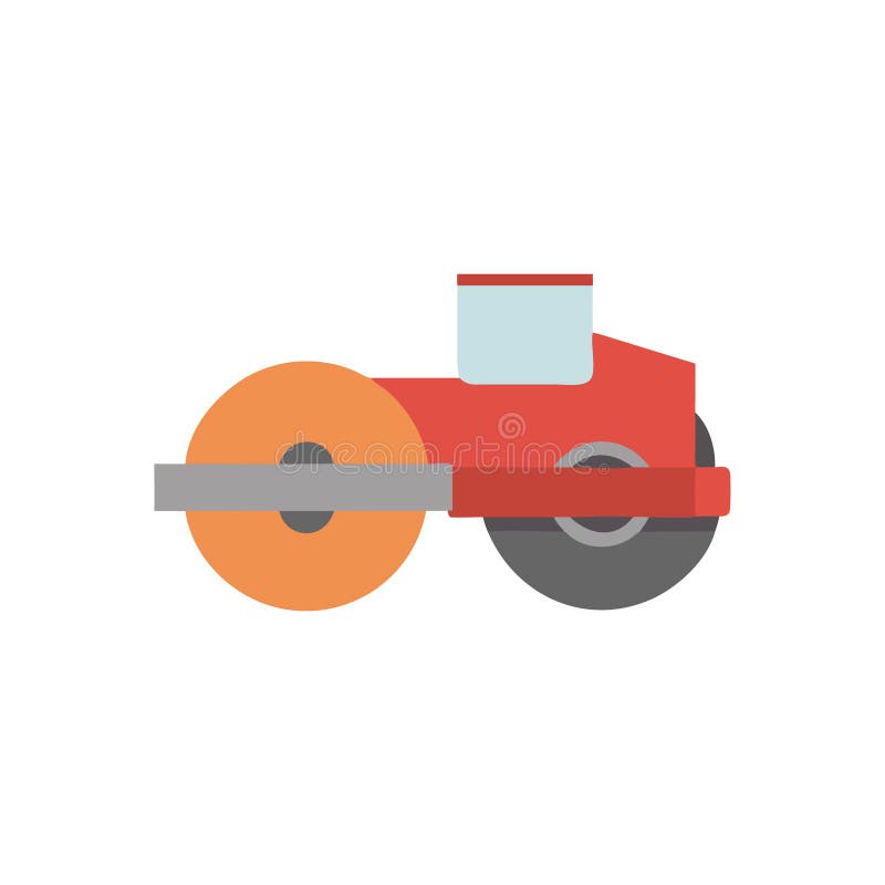 Roller Compactor Design for Efficient Construction Stock Vector ...