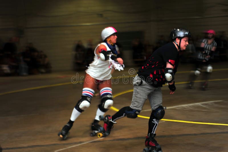 Roller Derby Girls editorial stock image. Image of girls - 98107214
