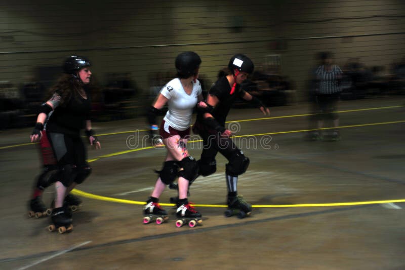 Roller Derby Girls editorial stock photo. Image of derby - 98107783