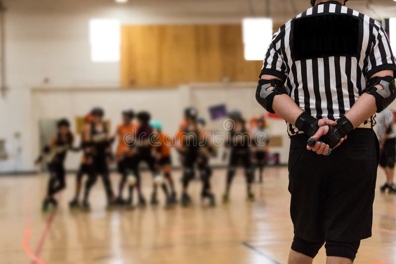 Roller Derby Referee Watches Team Editorial Photo - Image of women ...