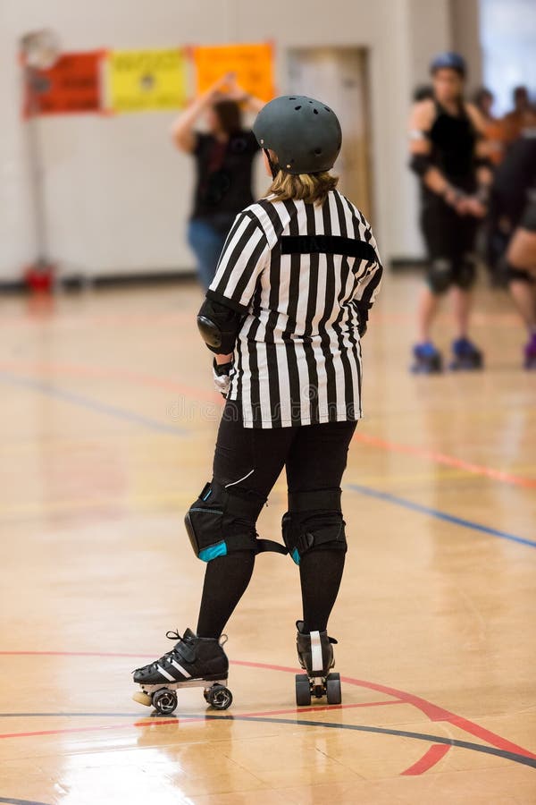 Roller Derby Referee Watches Team Editorial Image - Image of throwback ...