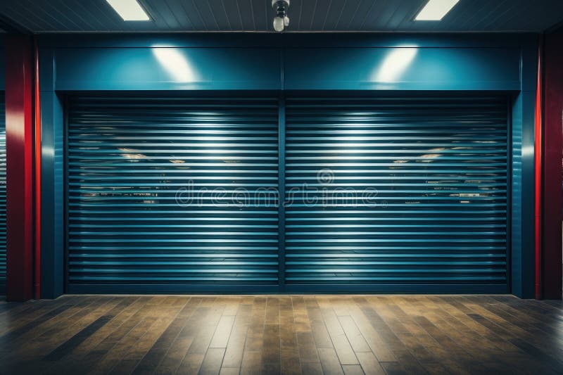 Roller Door Security Door or Security Shutter with Automatic System ...