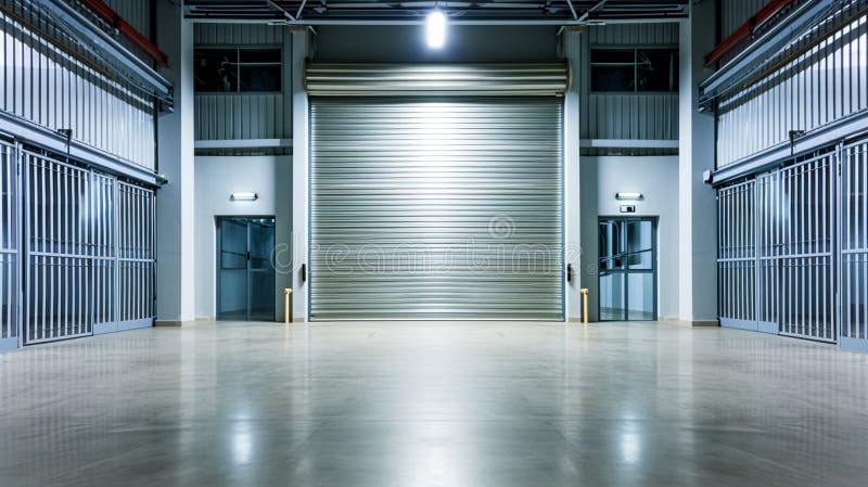 Roller Door or Roller Shutter Using for Factory, Warehouse or Hangar ...