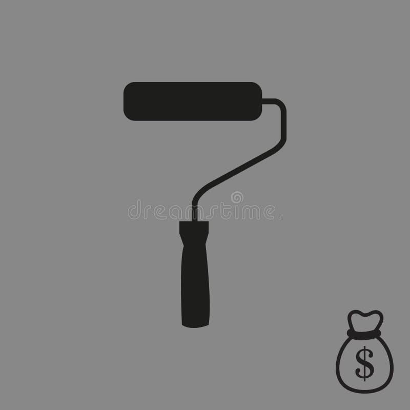 Roller Icon Stock Vector Illustration Flat Design Stock Vector ...
