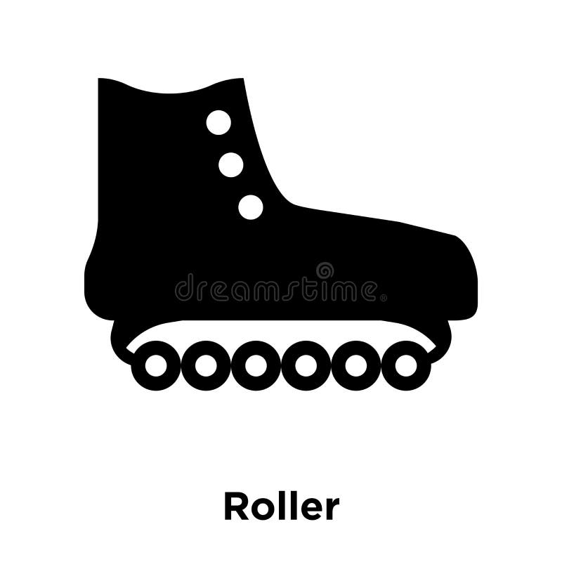 Roller Icon Vector Isolated on White Background, Logo Concept of Stock ...