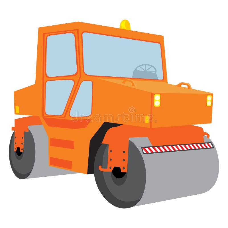 Vector cartoon tow truck stock vector. Illustration of tire - 12487373