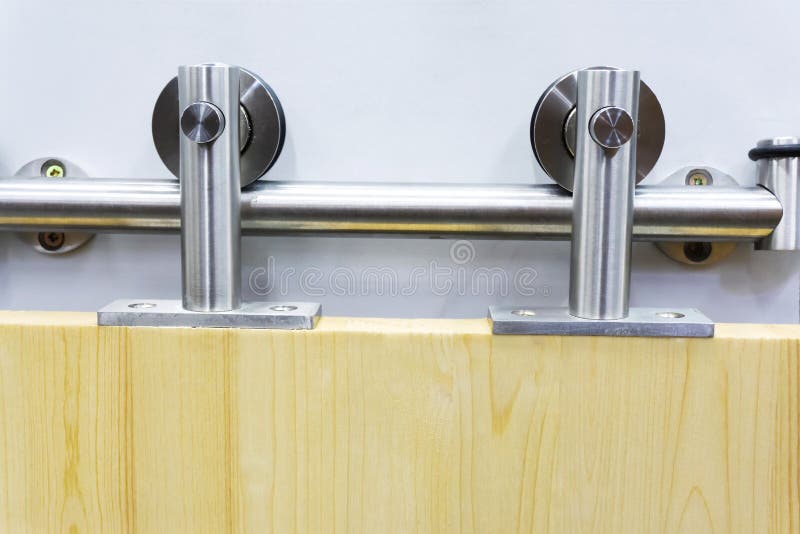 Roller Mechanism for Sliding Doors. Exhibition Copy on the Stand in the ...