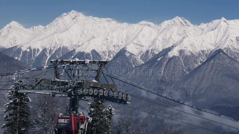 Roller Mechanisms on the Funicular Pole in Action, Demonstrating the ...