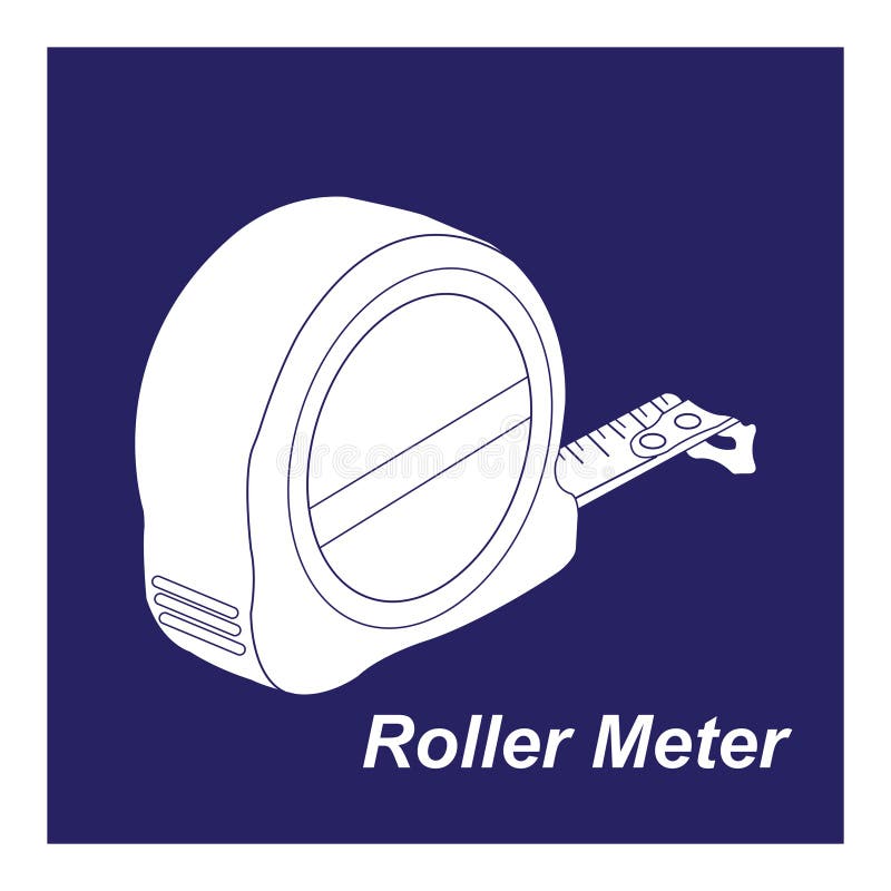 Roller meter icon stock vector. Illustration of architecture - 297835705