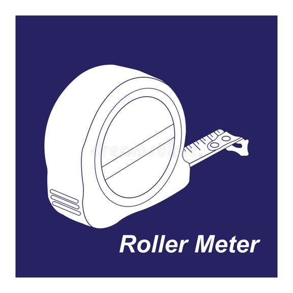Roller meter icon stock vector. Illustration of architecture - 297835705