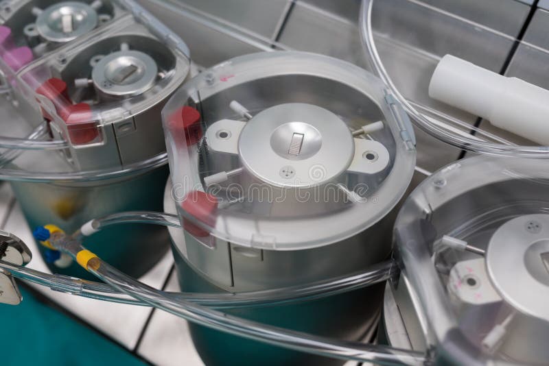 Perfusionist Control Heart Lung Machine in Operating Room Stock Image ...