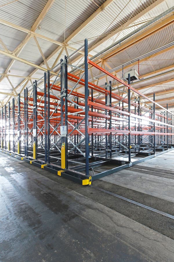 Roller racking system stock photo. Image of rack, folder - 39544812