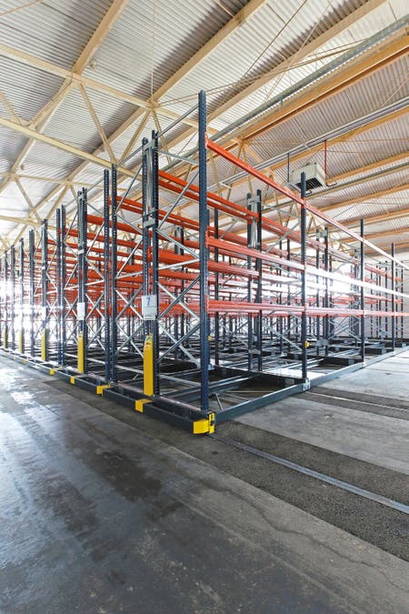 Roller racking stock image. Image of industry, equipment - 32974665