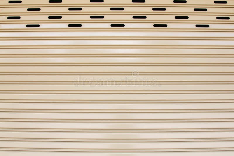 Roller Shutter Door Texture Stock Photo - Image of light, metal: 159432316