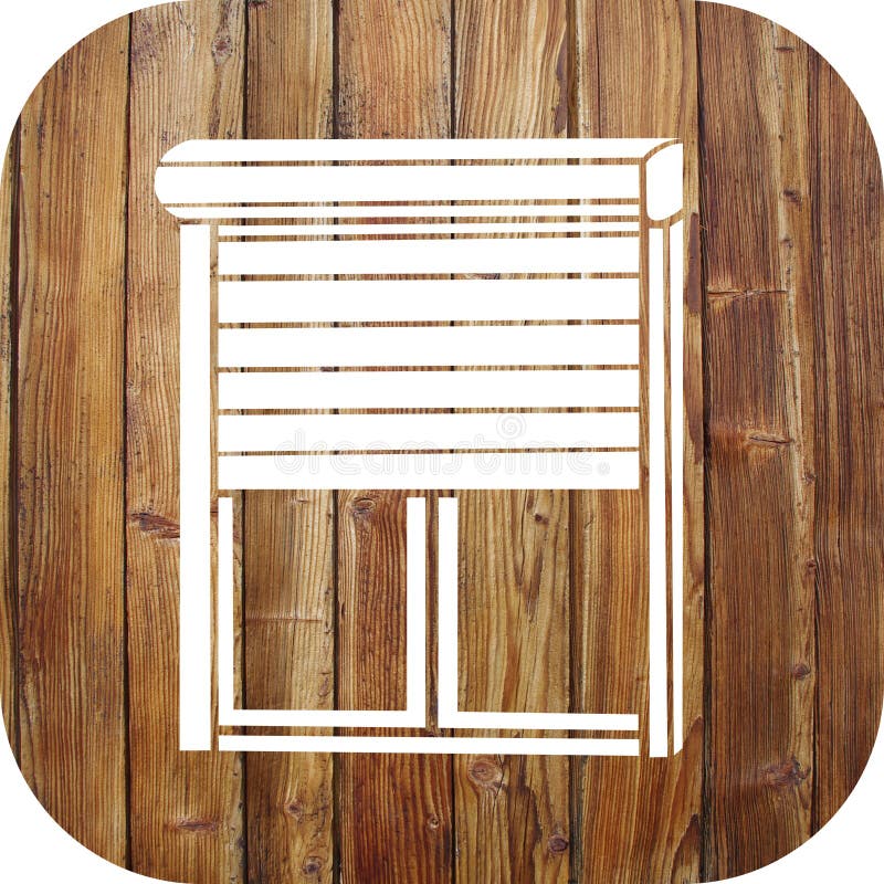 Roller shutter icon stock illustration. Illustration of renovation ...