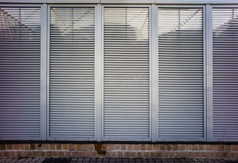 Roller shutter texture stock photo. Image of exterior - 130910842