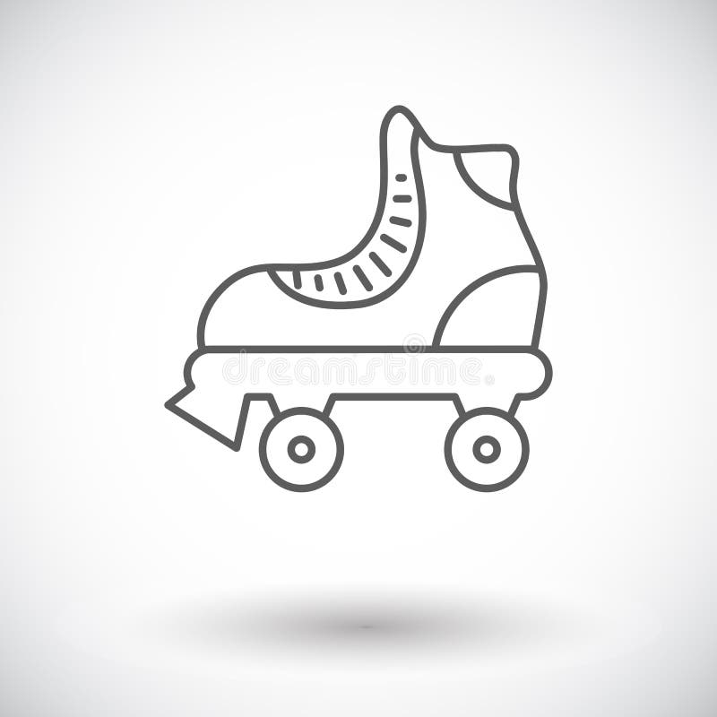 Roller skate stock vector. Illustration of recreational - 90678385