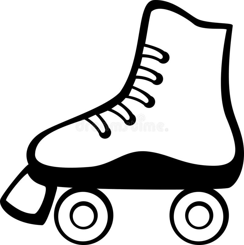 Roller Skate Vector Illustration Stock Vector - Illustration of roller ...