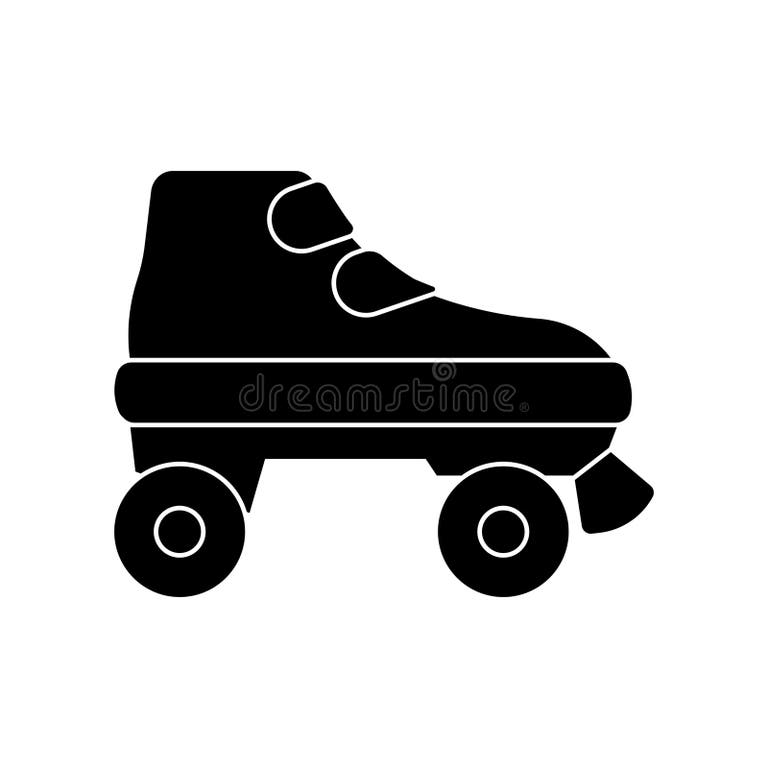 Roller skating icon stock illustration. Illustration of skates - 343861181