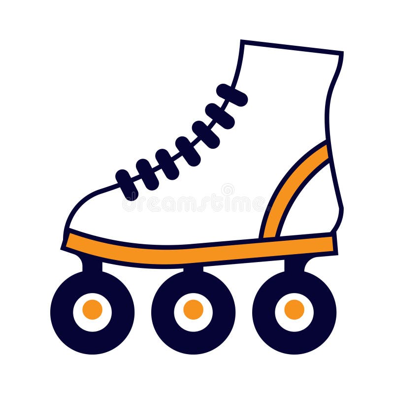 Roller Skating, Shoe, Wheel, Shoe Wheel, Roller Skate Icon Stock ...