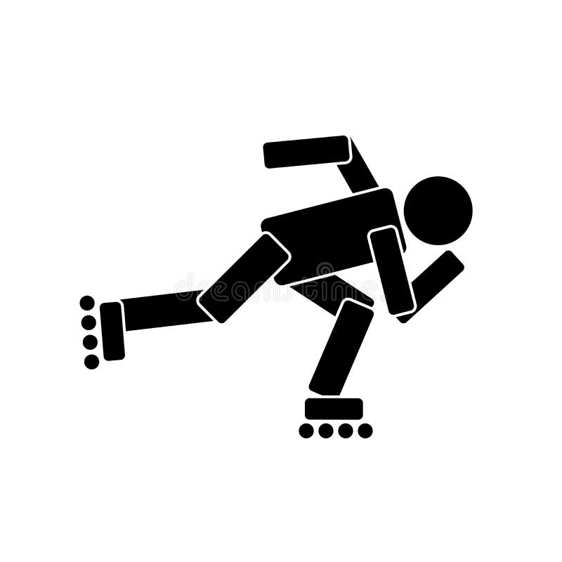 Rollerskate Pictogram Stock Illustrations – 184 Rollerskate Pictogram ...