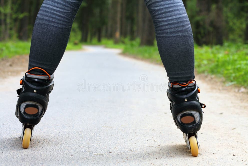 Roller Skating stock image. Image of path, rollers, roller - 40357283